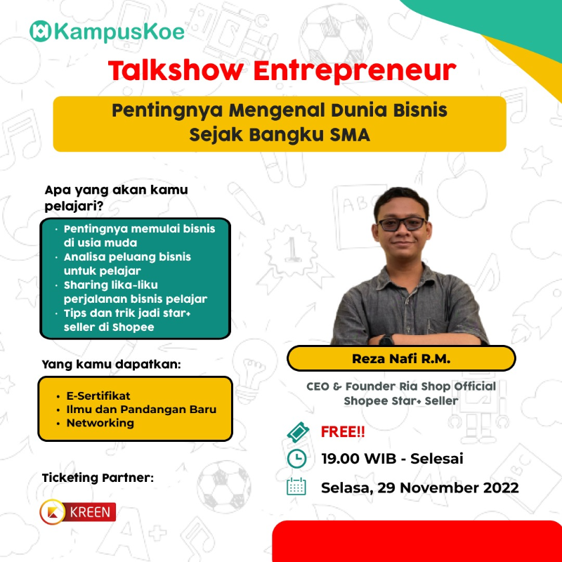 Pentingnya Mengenal Dunia Bisnis Sejak Bangku SMA